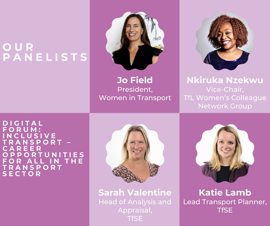TfSE's Digital Forum: Inclusive Transport - Career Opportunities for ...